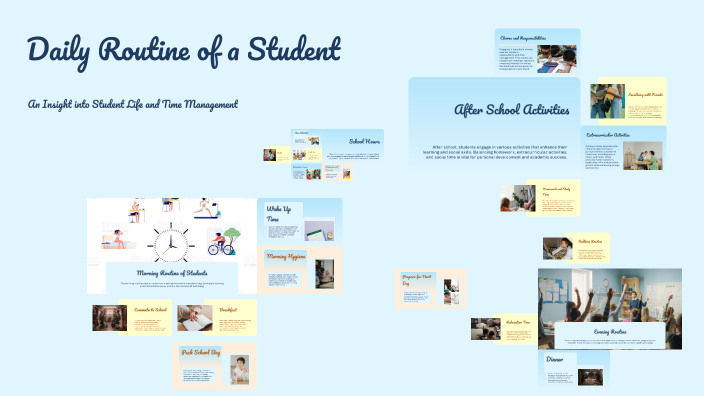Daily Routine of a Student by 1i2s3a pa33 on Prezi