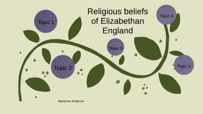 Religious beliefs of Elizabethan England by MAKENSIE ANDERSON on Prezi