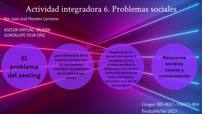 Actividad integradora 6. Problemas sociales by Juan Jose Paredes ... Actividad integradora 6. Problemas sociales by Juan Jose Paredes ...