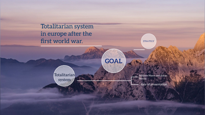 Totalitarian system in Europe after the first world war by FluiD greNNy ...