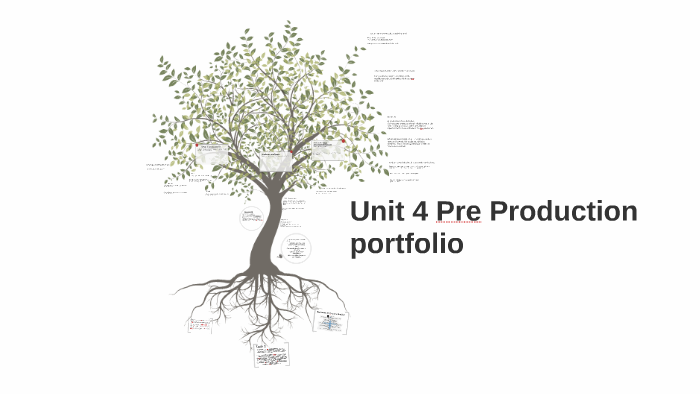 Unit 4 Pre Production portfolio by David easton on Prezi