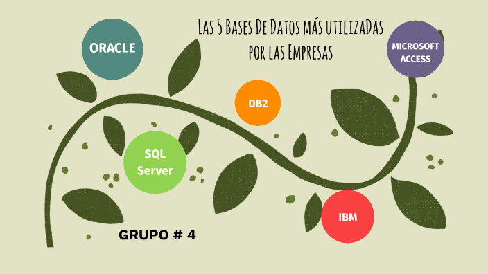 LAS 5 BASES DE DATOS MÁS UTILIZADAS EN EMPRESAS by kristel pesantes on ... LAS 5 BASES DE DATOS MÁS UTILIZADAS EN EMPRESAS by kristel pesantes on ...