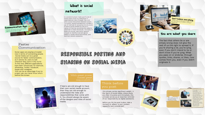 responsible posting and sharing on social media by PAULA GONZÁLEZ ...