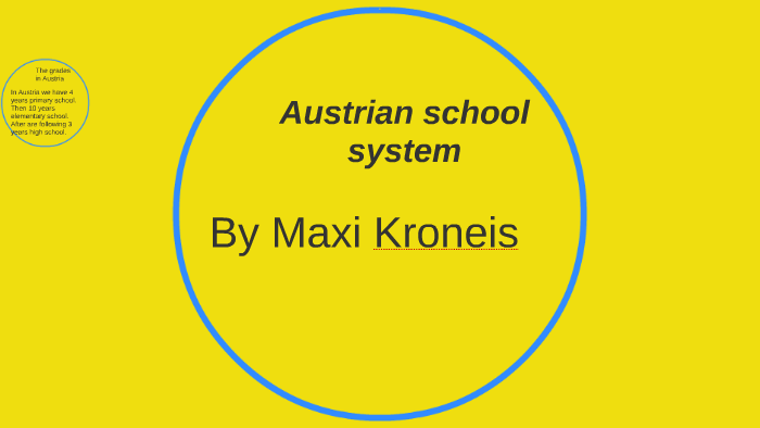 Austrian school system by Maximilian Kroneis on Prezi