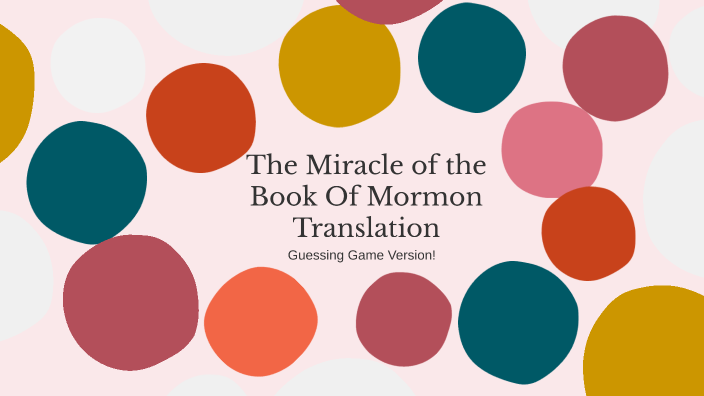 Book of Mormon Project by kenzie taylor on Prezi