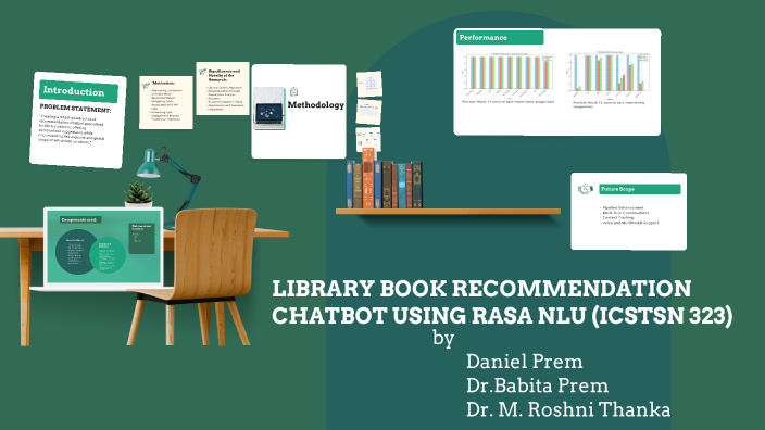 LIBRARY BOOK RECOMMENDATION CHATBOT USING RASA by DANIEL PREM URK21CS1072 on Prezi