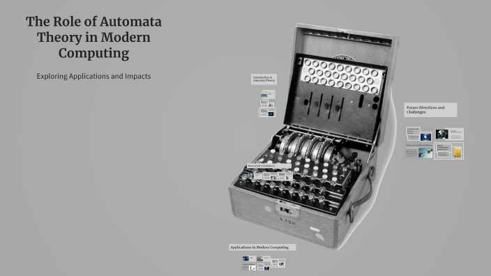 The Role of Automata Theory in Modern Computing by Vishal Bhartdwaj on ...