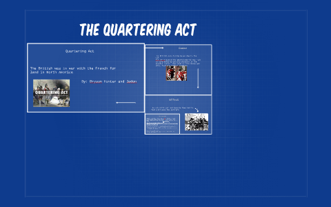 The Quartering Act by Bryson Chandler on Prezi