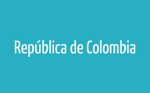 Colombia by leon sack