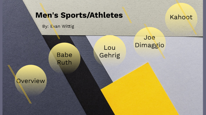 Men's Sports/Athletes by Evan Wittig on Prezi