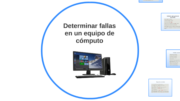 Determinar fallas en un equipo de cómputo by William David Galindo on Prezi