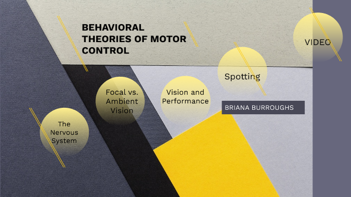 BEHAVIORAL THEORIES OF MOTOR CONTROL by Briana Burrough on Prezi