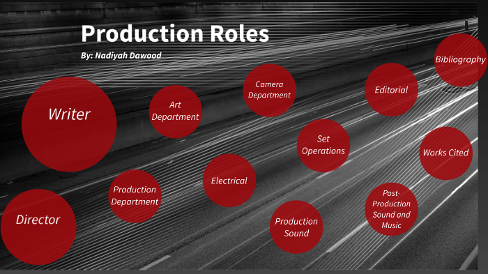 Production Roles by Nadiyah Dawood on Prezi