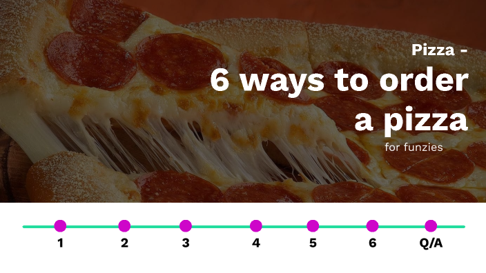 How to order a pizza 7 different ways by Josefin Tysén on Prezi