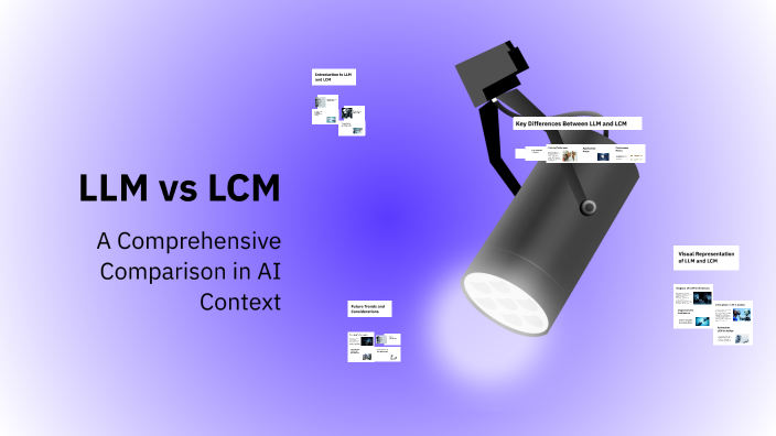 LLM vs LCM by Avinash Gehi on Prezi