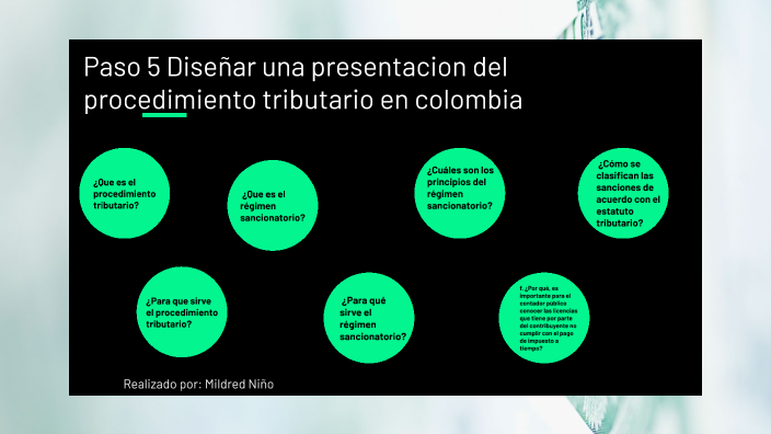 Paso 5_Diseñar una presentación del procedimiento tributario en ...