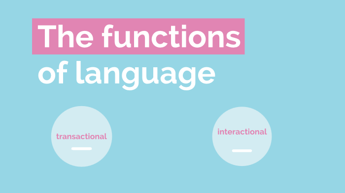 functions of language. by Nayadeth Becerra on Prezi