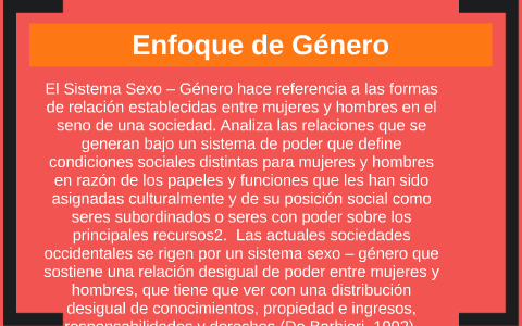 Enfoque de Género by GABRIEL PARTIDA on Prezi