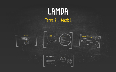 LAMDA by Jade Pullen on Prezi