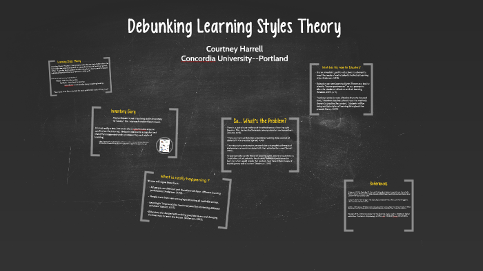Debunking Learning Styles Theory by Courtney Harrell on Prezi