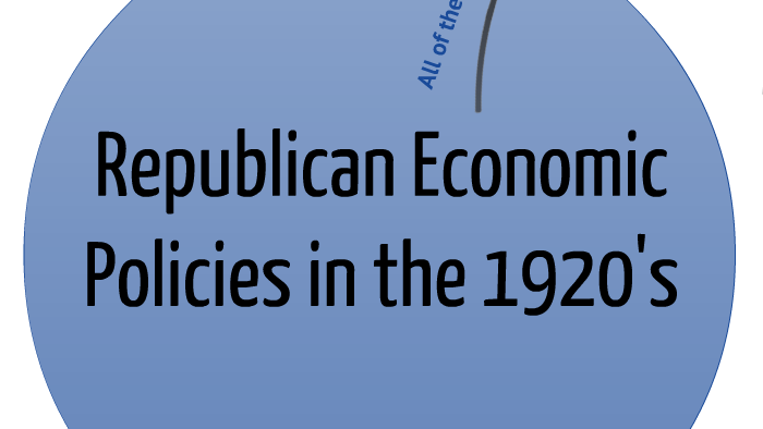 Republican Economic Policies in the 1920's by Nolan Roe on Prezi