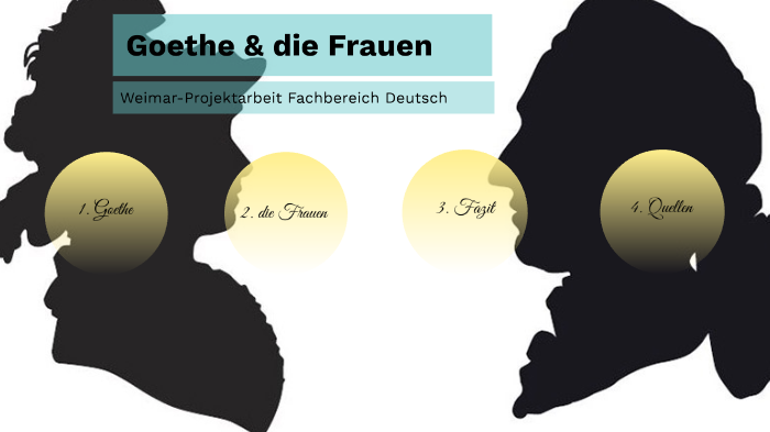 Goethe und die Frauen by Luciana Kröber on Prezi