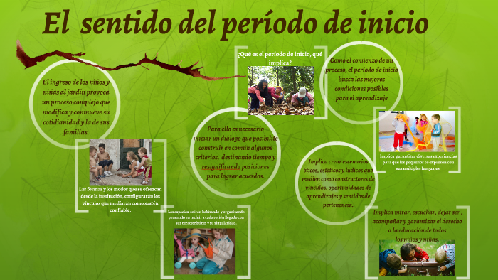 "El sentido del período de inicio" by Gladys Partucci on Prezi
