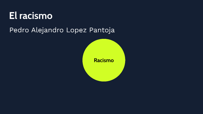 Historia del racismo by pedro si, soy pedro on Prezi