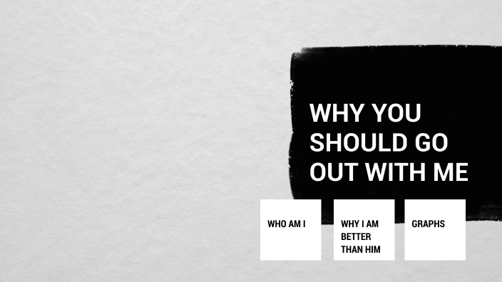WHY YOU SHOULD GO OUT WITH ME by tyler misabo on Prezi