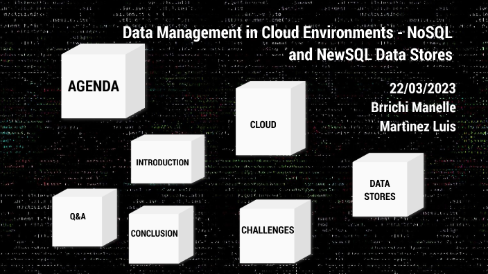 Data Management in Cloud Environments - NoSQL and NewSQL Data Stores by ...