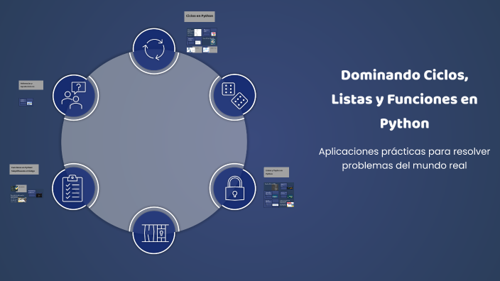 Dominando Ciclos, Listas y Funciones en Python by Johan Guillermo on Prezi