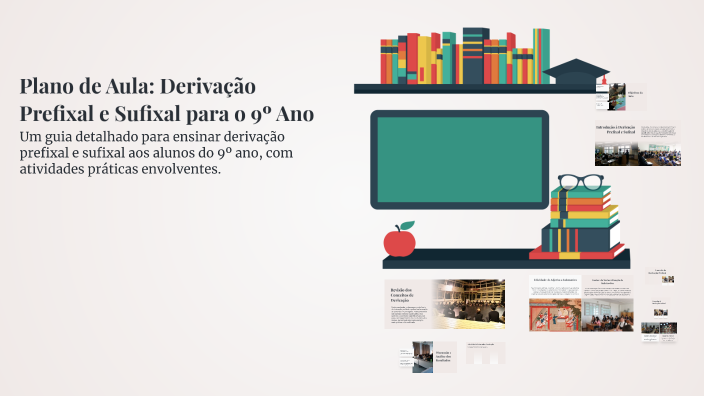 Plano de Aula: Derivação Prefixal e Sufixal para o 9º Ano by Francisco ...