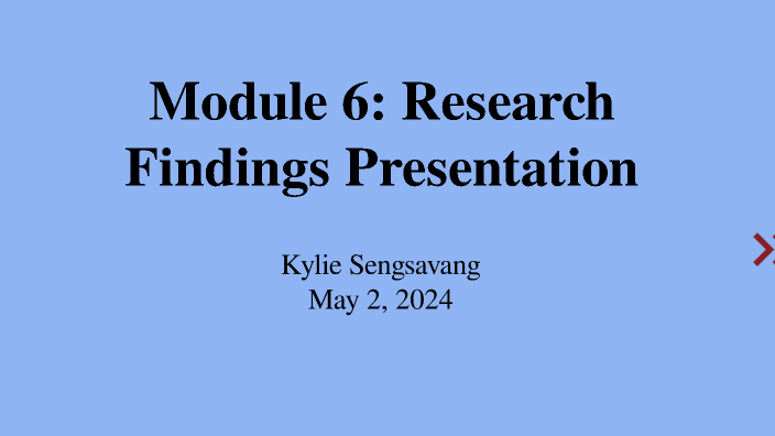 Module 6: Research Findings Presentation by MoOmOo on Prezi