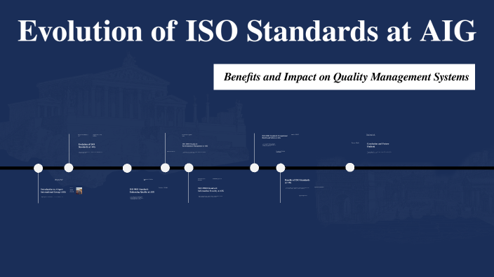 Evolution of ISO Standards at AIG by Zaina al-Nahar on Prezi