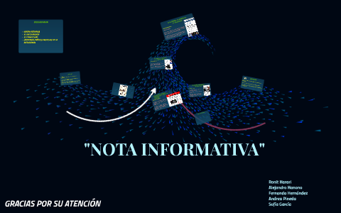"NOTA INFORMATIVAS" by Sofia Garcia on Prezi