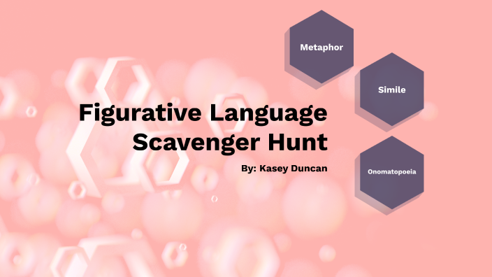Figurative Language Scavenger Hunt by kasey duncan on Prezi