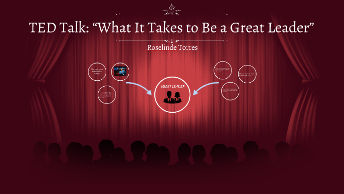 TED Talk: “What It Takes to Be a Great Leader” by Varisara Sutthivana ...