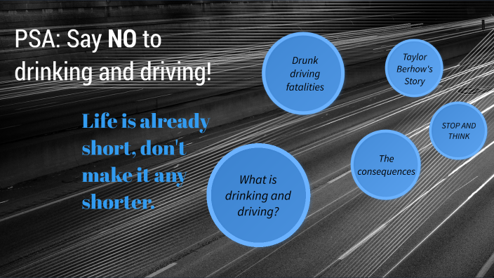 Psa Don T Drink And Drive By Paula Jodra On Prezi