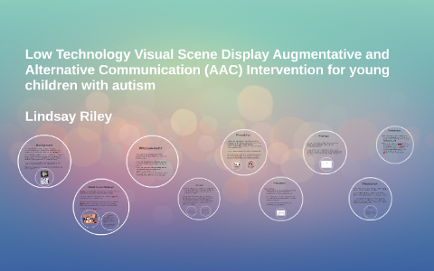 Low Technology Visual Scene Display Augmentative and Alterna by Lindsay ...