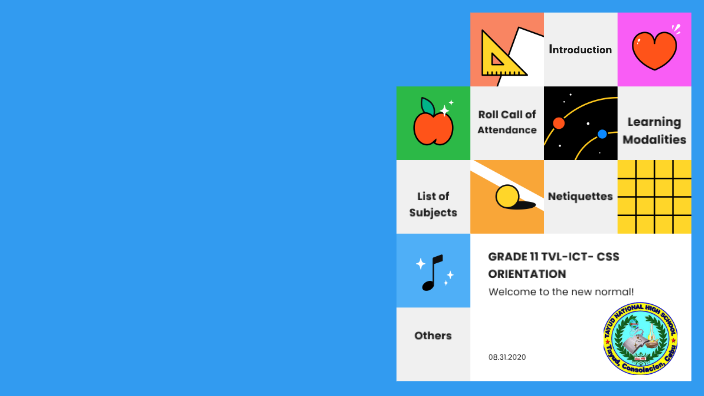 GRADE 11 TVL-ICT- CSS ORIENTATION by LOUIE ADRIAN TANUCAN on Prezi