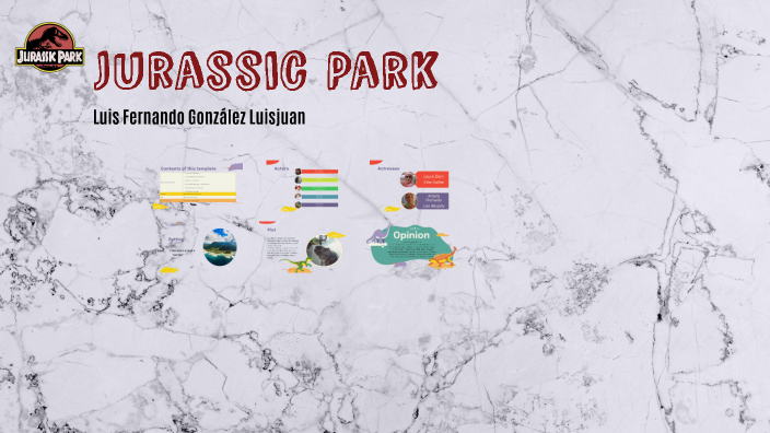 Jurassic Park by María Cruz on Prezi