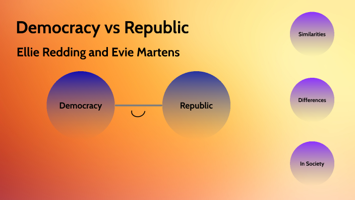 Democracy vs Republic by Evelyn Martens on Prezi
