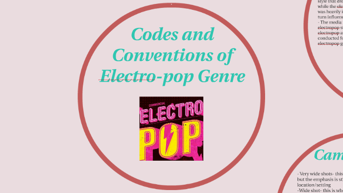 Codes and Conventions of Electro-pop Genre by millie morgan on Prezi