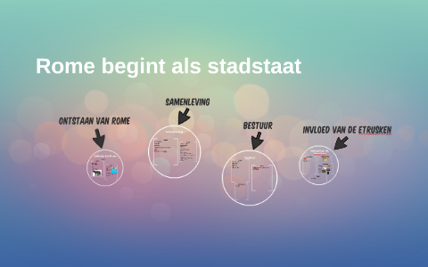Rome begint als stadstaat by bram bulcke on Prezi