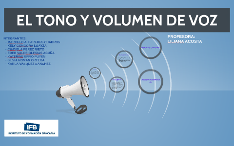 EL TONO Y VOLUMEN DE VOZ by marcelo augusto paredes cuadros