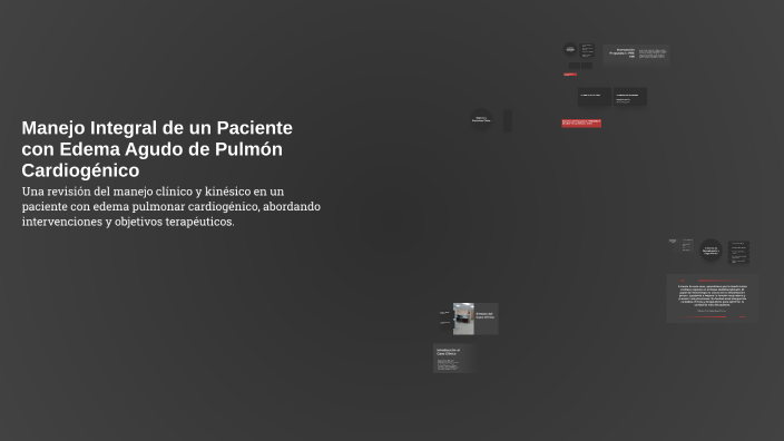Manejo Integral de un Paciente con Edema Agudo de Pulmón Cardiogénico ...