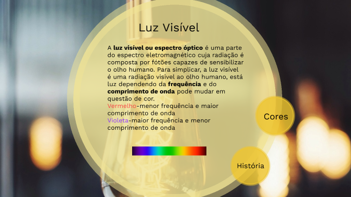Radiação Luz Visivel by Ghuzz _ on Prezi