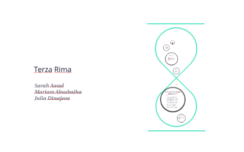 Terza Rima by Sarah Awad