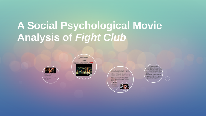 A Social Psychological Movie Analysis of Fight Club by Sarah Hensel on ...
