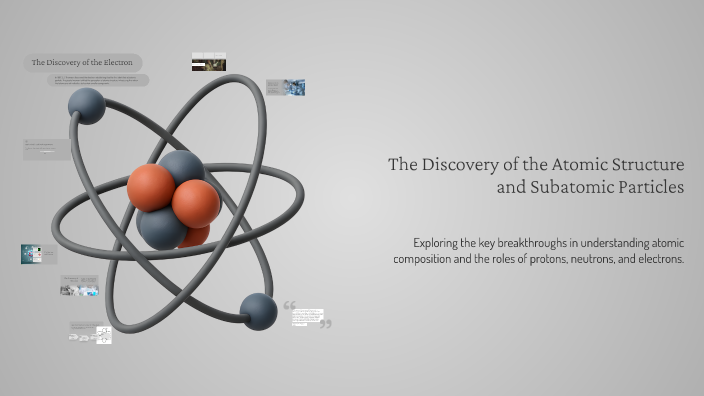 The Discovery of the Atomic Structure and Subatomic Particles by Erdina ...